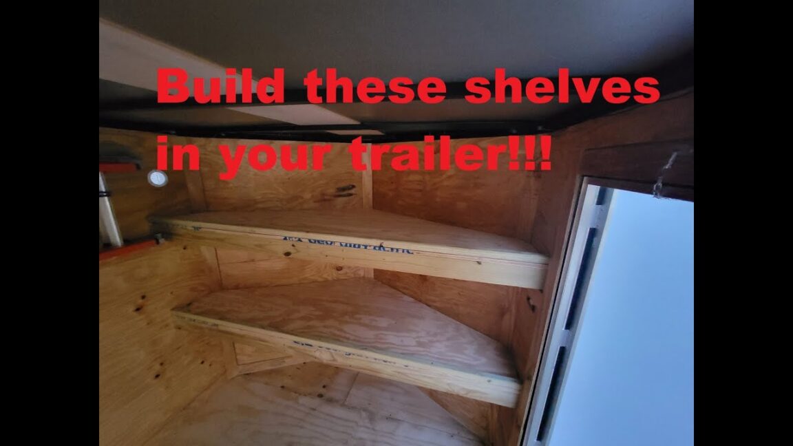 Optimize Your Enclosed Trailer Space with Clever Shelving Solutions!