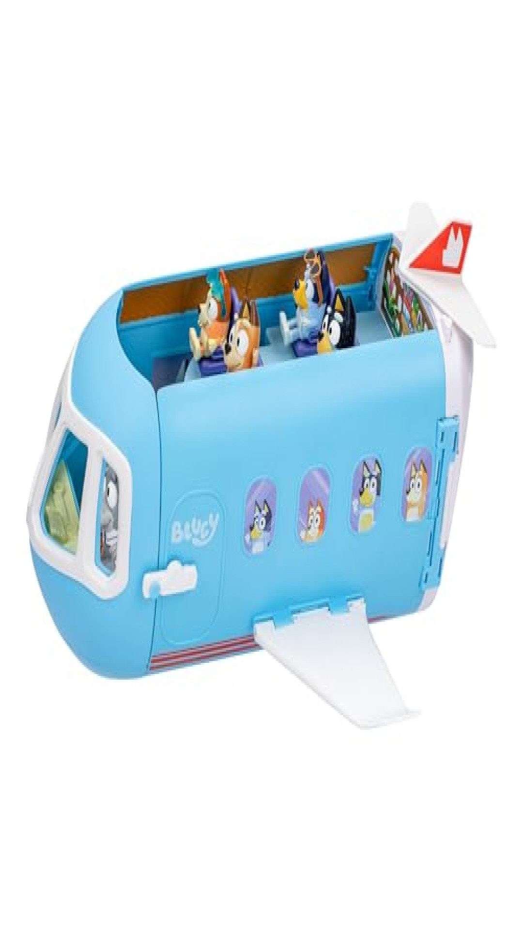 Bluey 3-in-1 Transforming Plane Playset with The Heelers, Plane ...