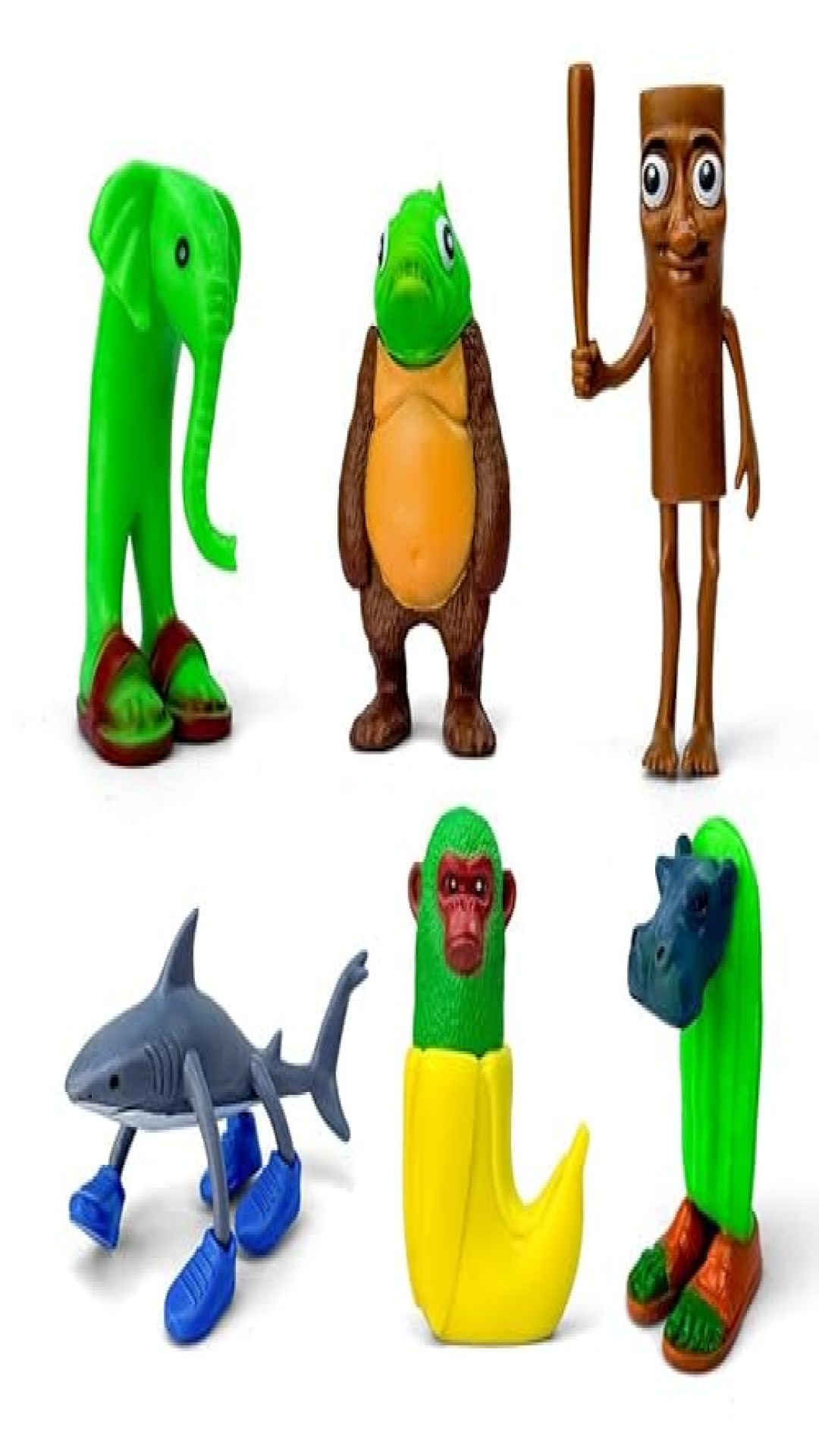 Italian Brainrot Toys Set - Tralalero Tralala Mythical Monster Action ...